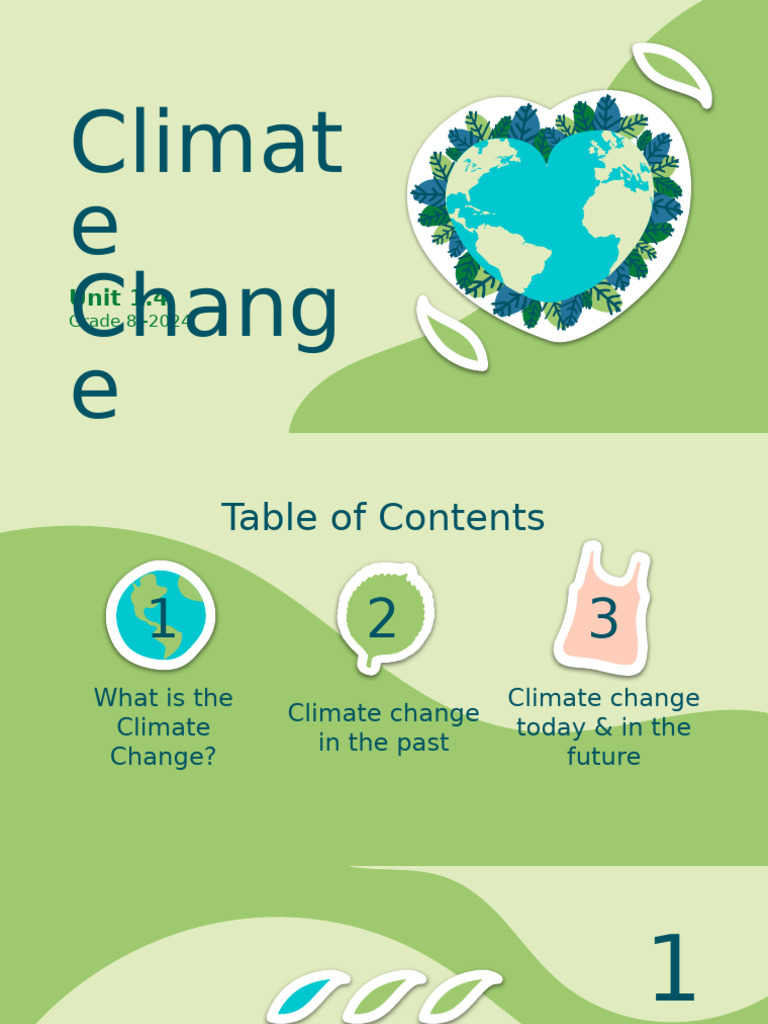 Subunit 1.4 - Climate Change | PDF | Meteoroid | Climate Change