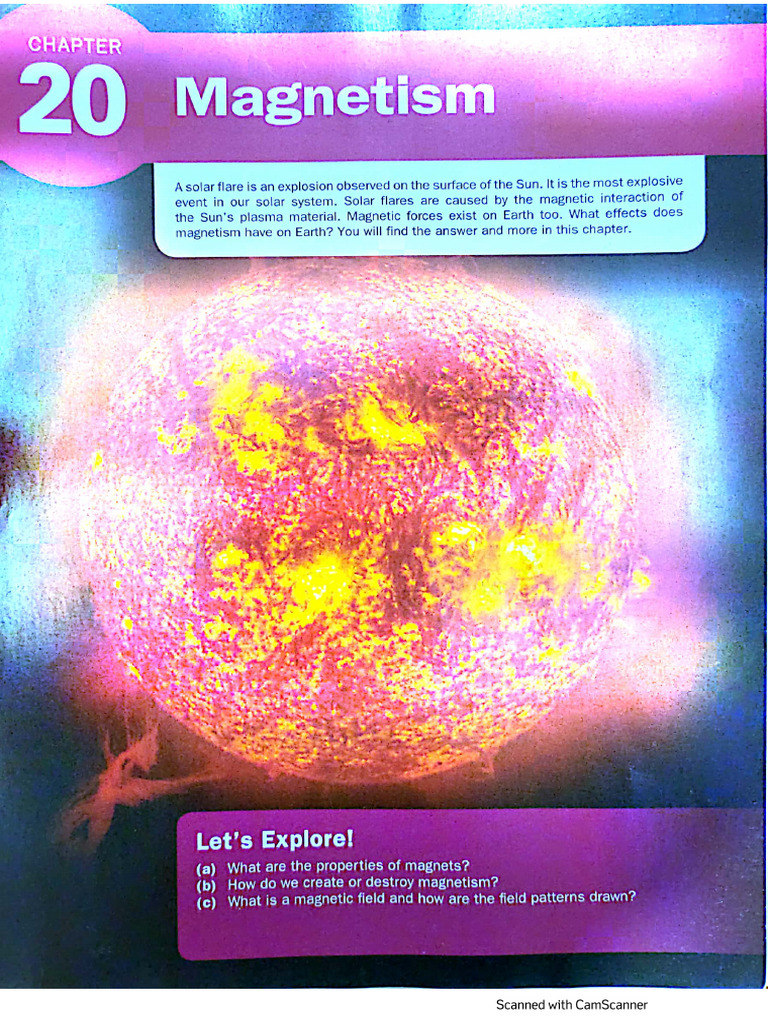 Physics Chapter 20 - Magnetism | PDF