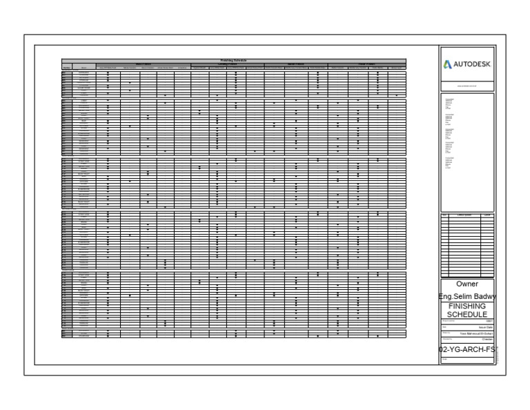 ARCH-VILLA Finishing Schedules | PDF | Interior Design | Buildings And Structures