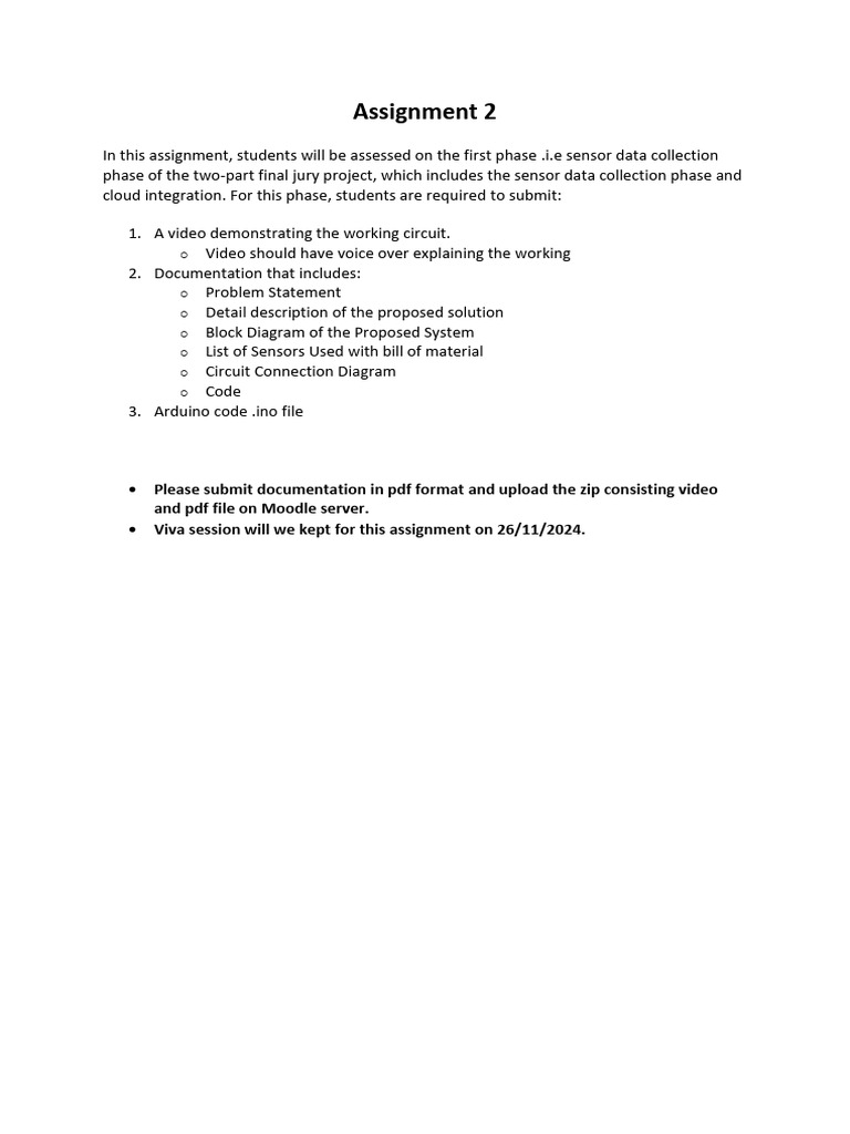 Assignment 2 Instructions | PDF