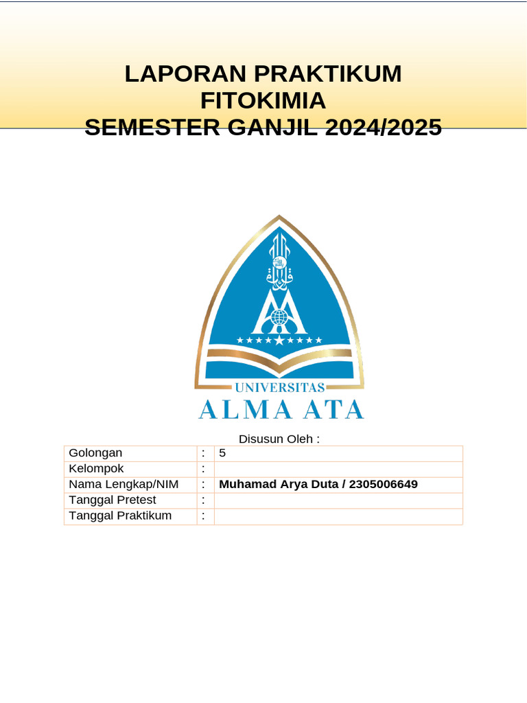 Laporan Praktikum Fitokimia P2 | PDF
