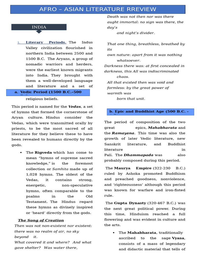 Afro Asian Review | PDF | Sita | Vedas