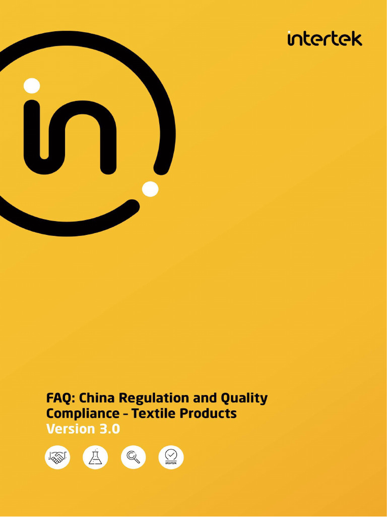 China Regulation and Quality Compliance For Textile Products | PDF ...