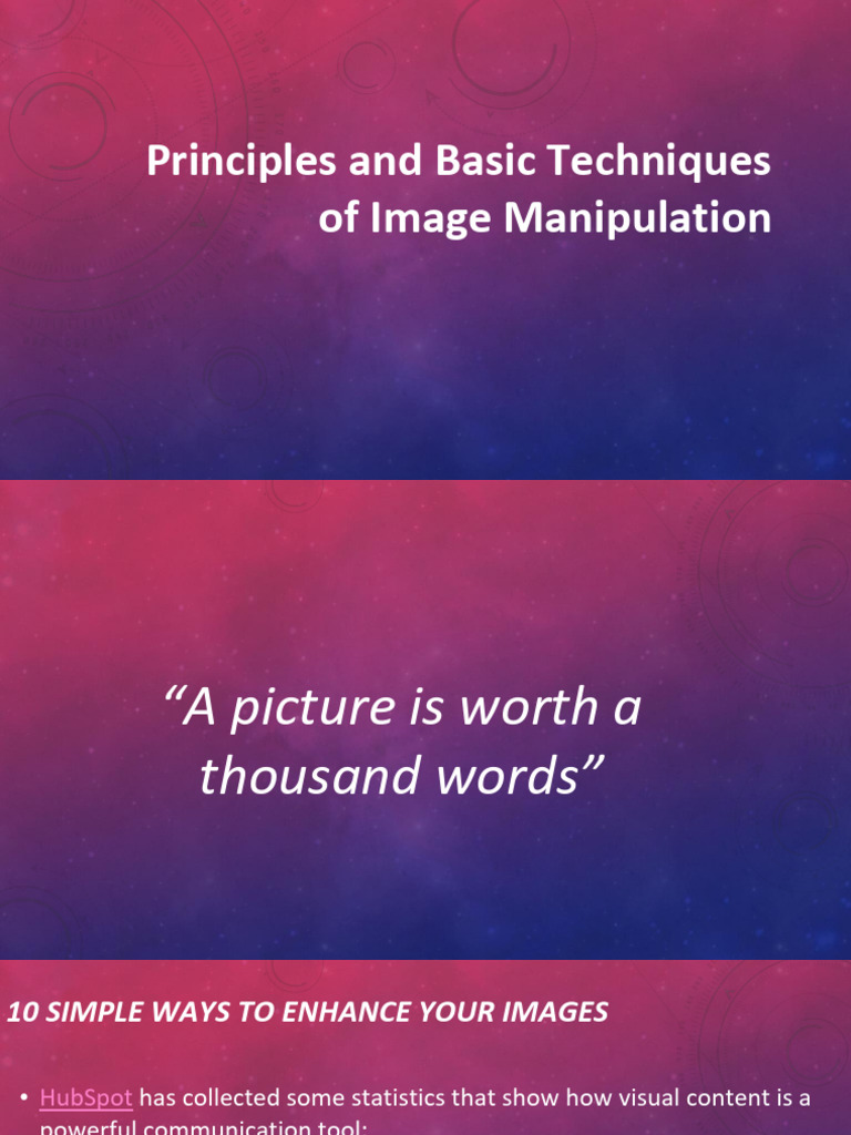 Lesson 7 Image Manipulation | PDF | Image Editing | Graphics