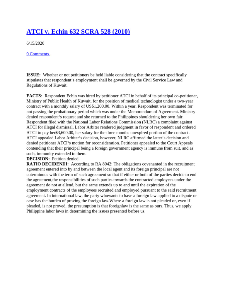 ATCI V | PDF