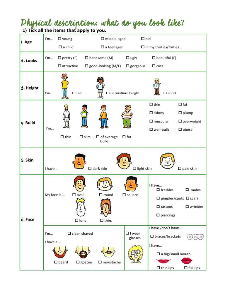 What Do You Look Like | PDF