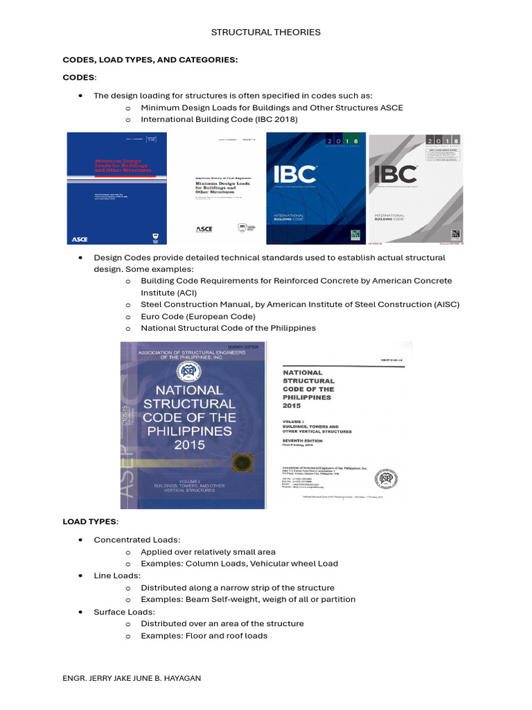 Module 2 Codes Load Types and Categories | PDF | Structural Load | Beam ...
