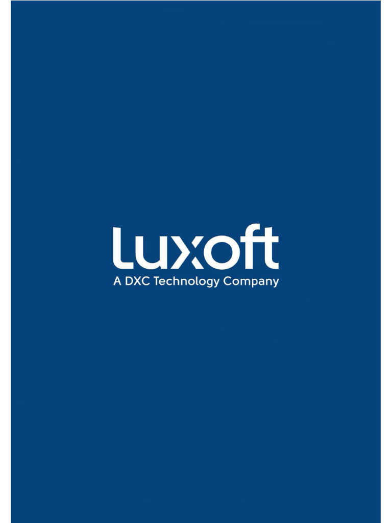 Luxoft Projects | PDF