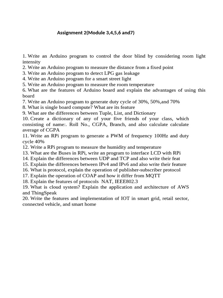 Assignmen 2 | PDF | Computers