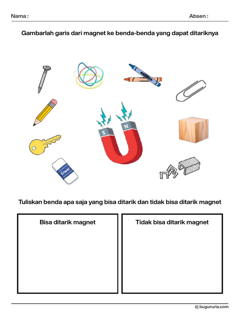 Benda yang Dapat Ditarik Magnet | PDF | Sains & Matematika