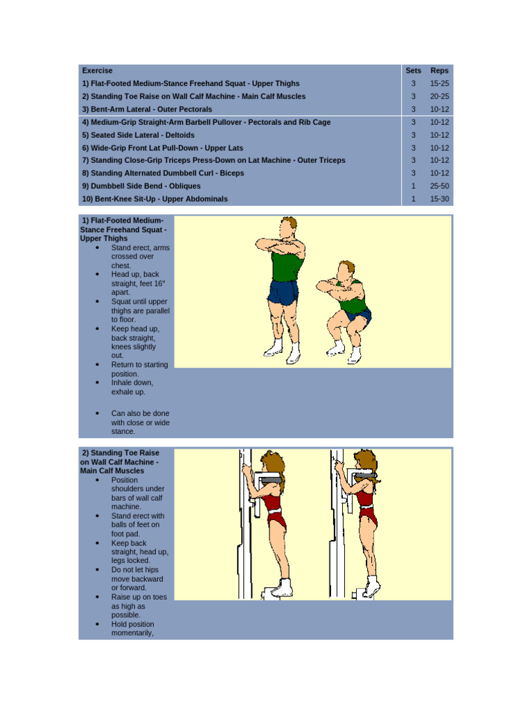 10 Essential Strength Exercises Guide | PDF | Arm | Musculoskeletal System