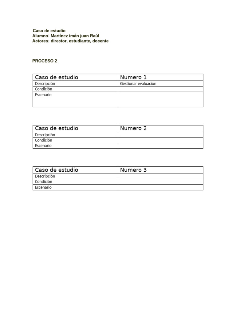 Caso de Estudio JUAN RAUL | PDF