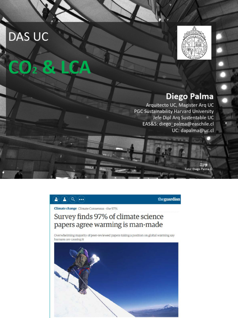 Clase 7 y 8 - 22 y 23 Jun CO2 y LCA Clase DASc | PDF | Dióxido de carbono | Uso eficiente de energía