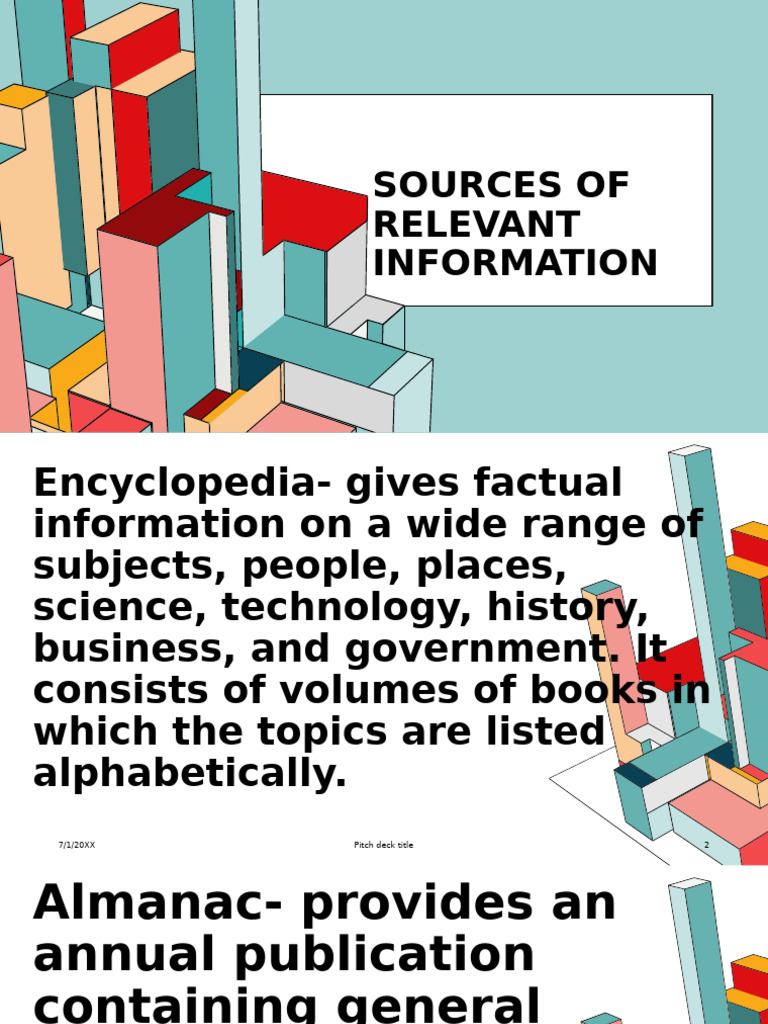 Sources of Relevant Information | PDF