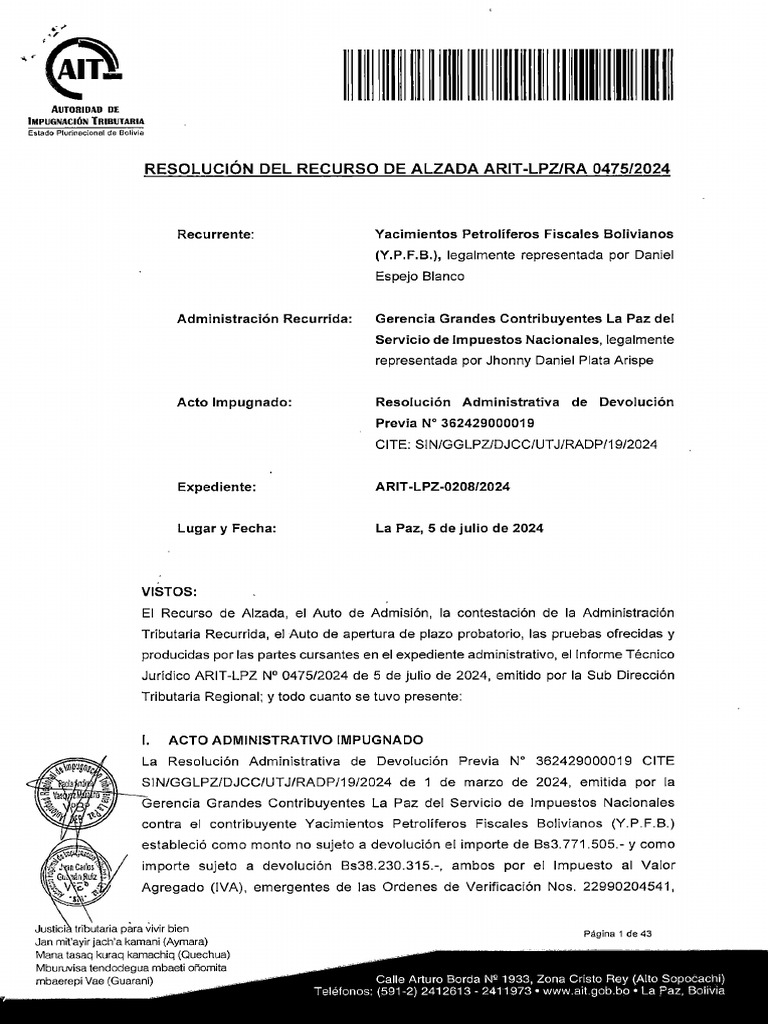 Arit LPZ Ra 0475 2024 | PDF
