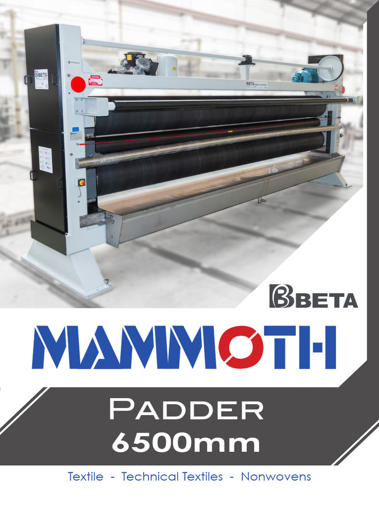 BETA Mammoth Padder | PDF | Textiles | Materials