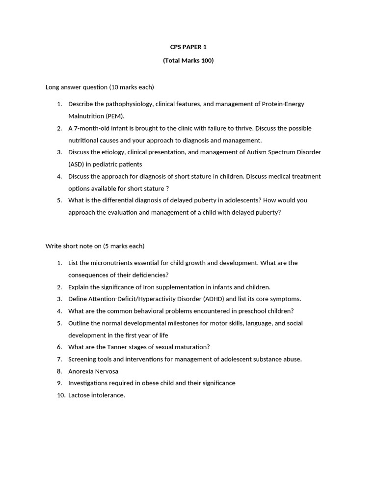 Cps Paper 1 2024 | PDF