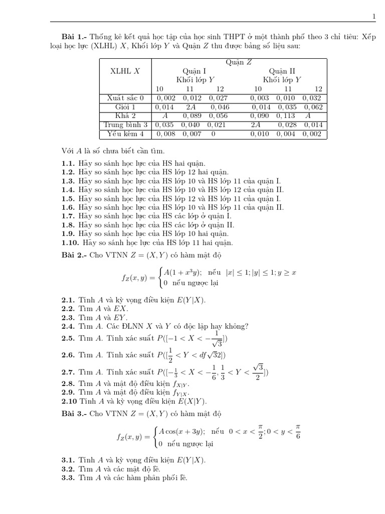 KT XSTK HL 134 2024 | PDF