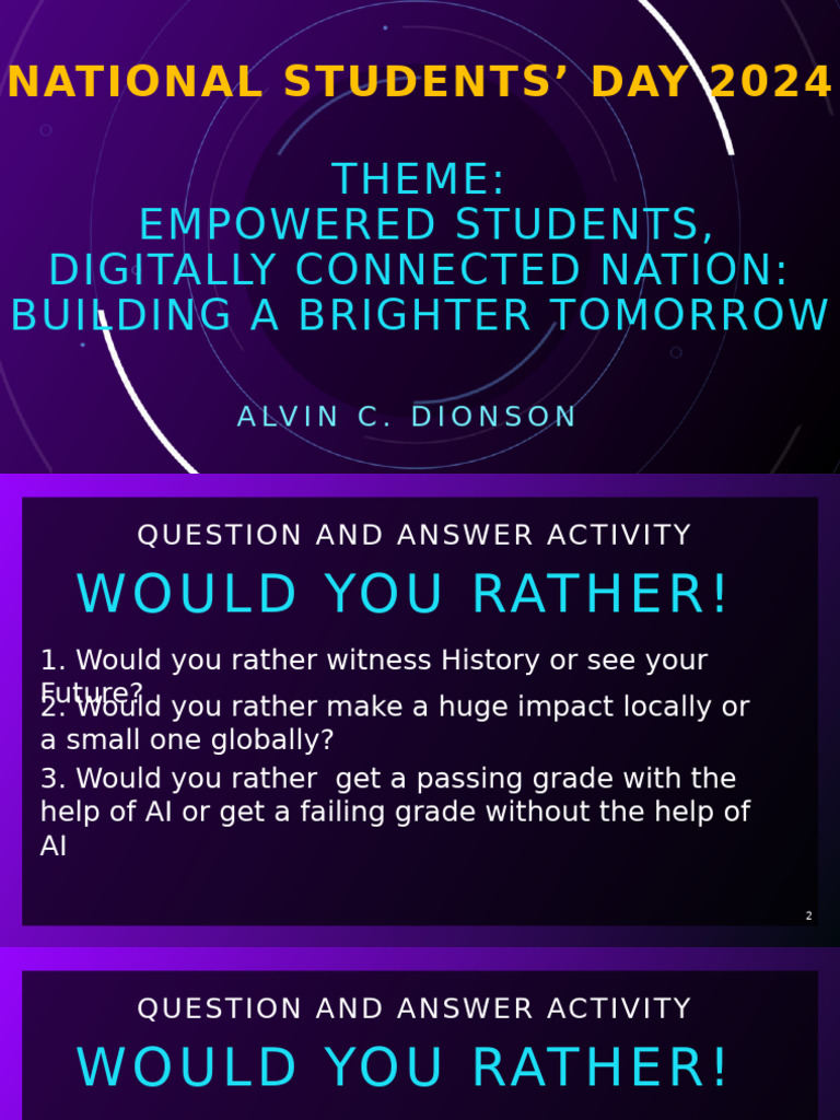 National Students Month 2024 | PDF | Information And Communications ...