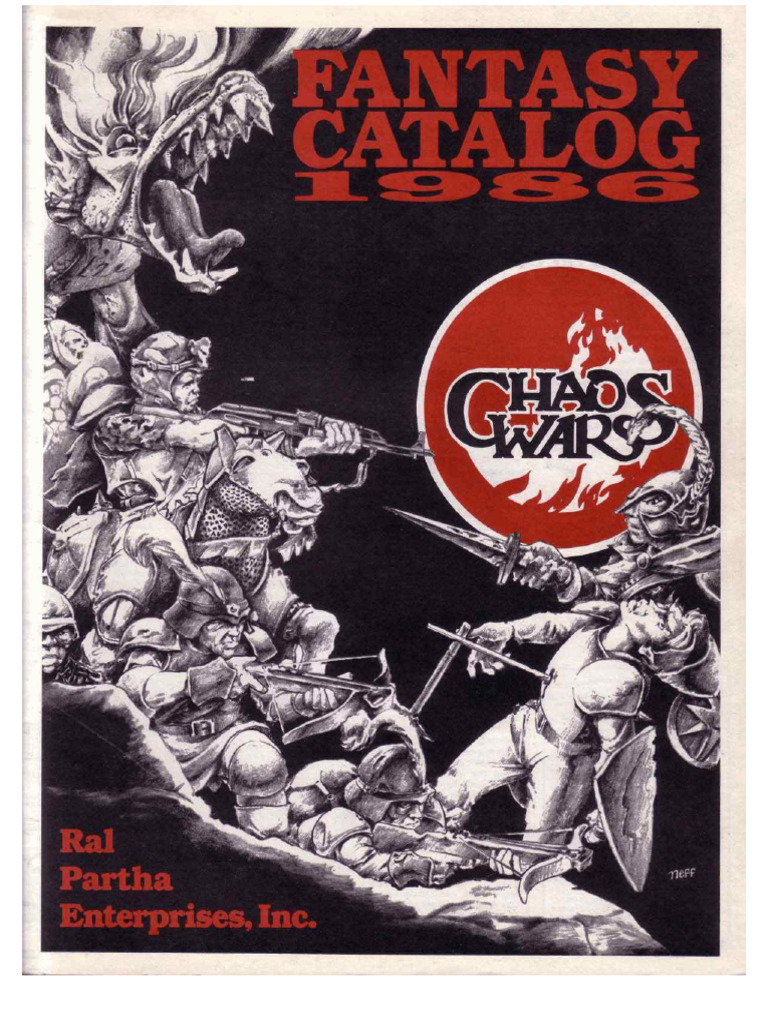 Ral Partha 1986 | PDF