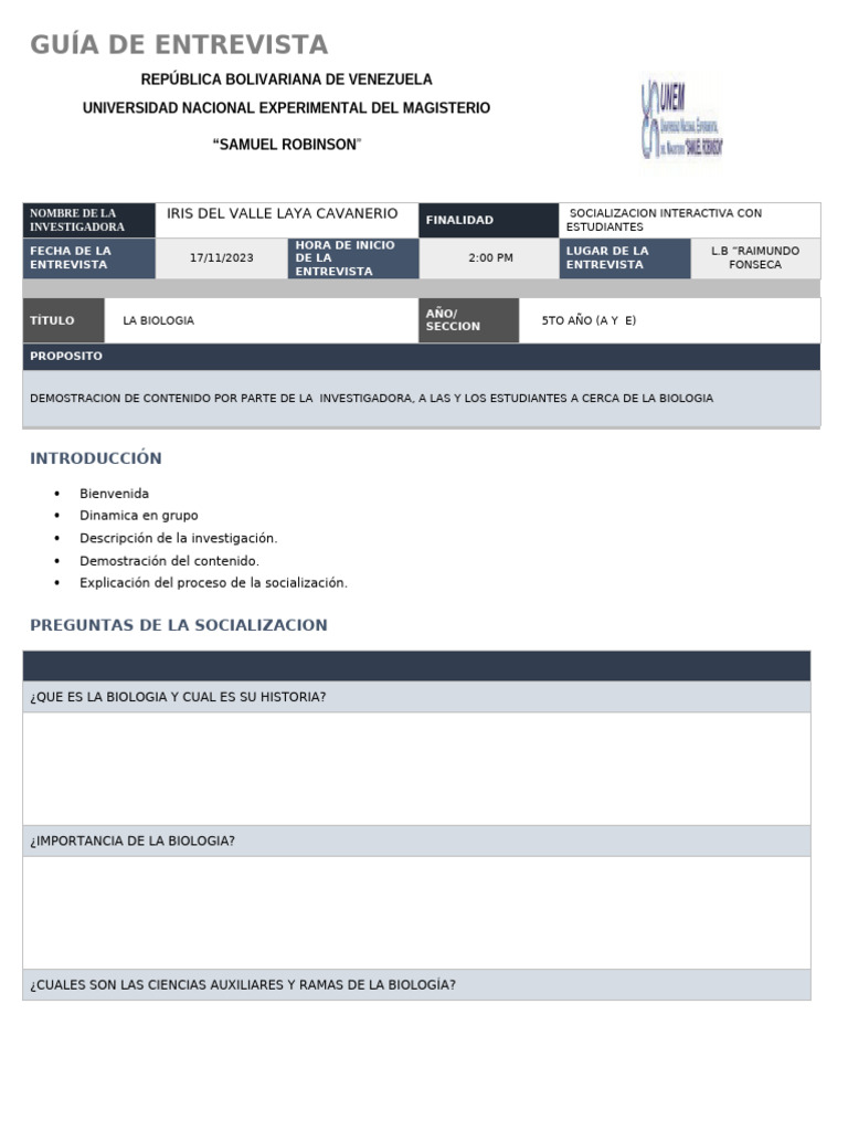 IC Interview Guide 27215 WORD - ES | PDF | Software