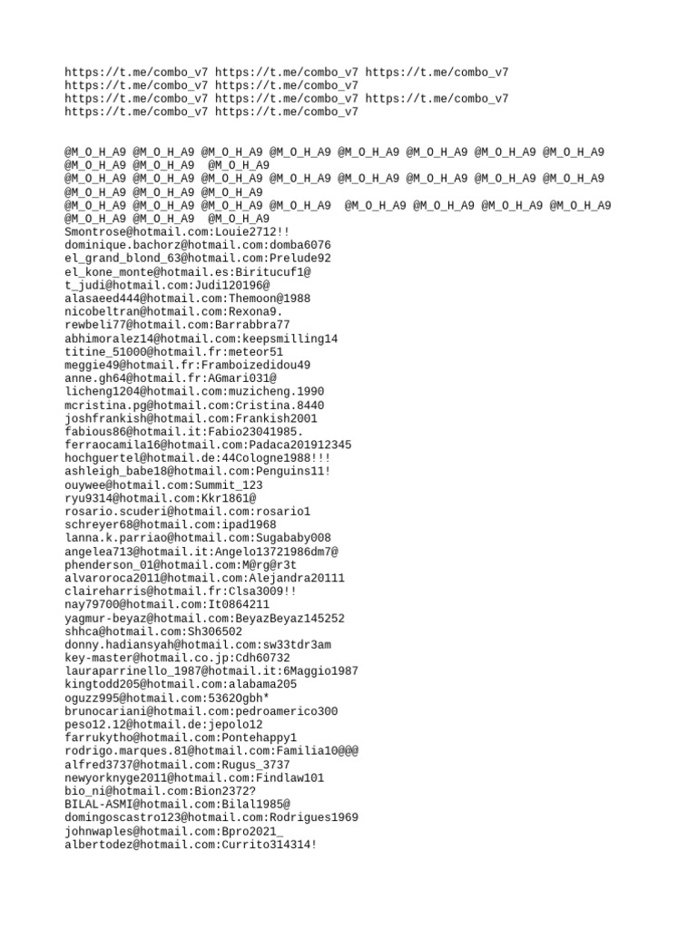 Ok Hotmail 1k Valid | PDF | Business