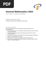2023 Year 9 PSMT Report Template | PDF | Mathematics | Science