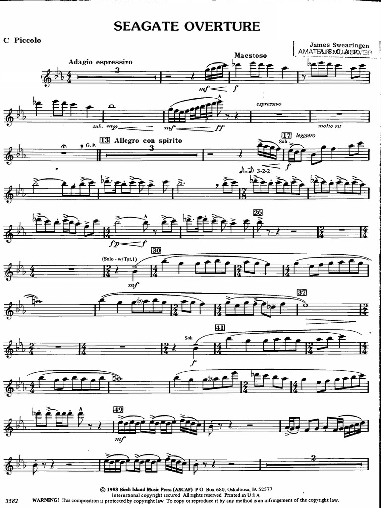 Seagate Overture - 001-Piccolo | PDF