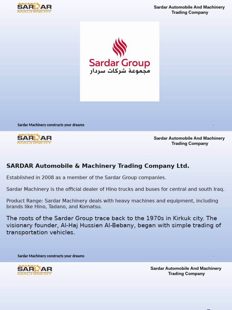 Sardar Machinery Sales Performance 2023 | PDF | Economies | Motor Vehicle