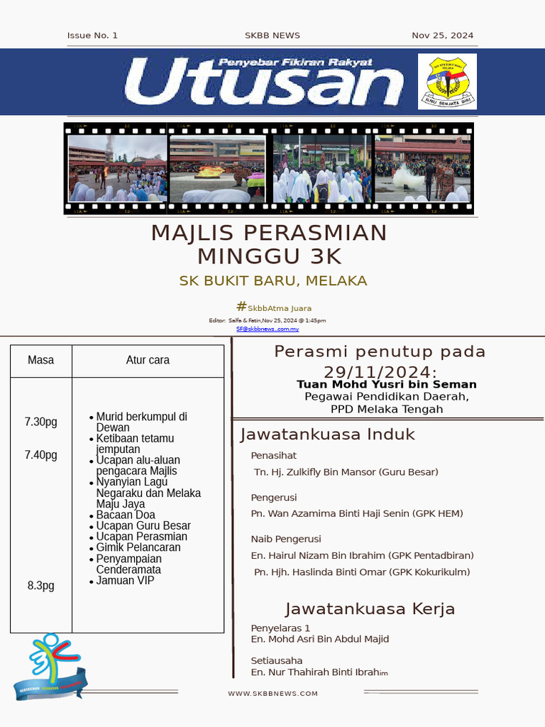 Buku Program 3k 2024 | PDF