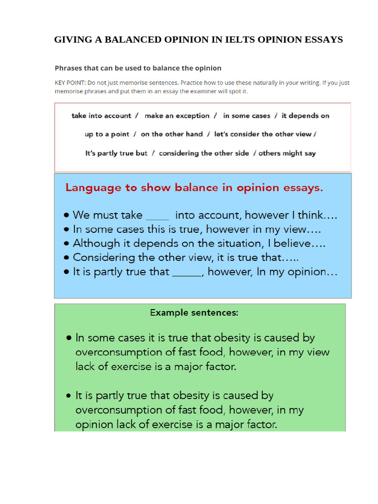 Balanced Opinion Phrases | PDF