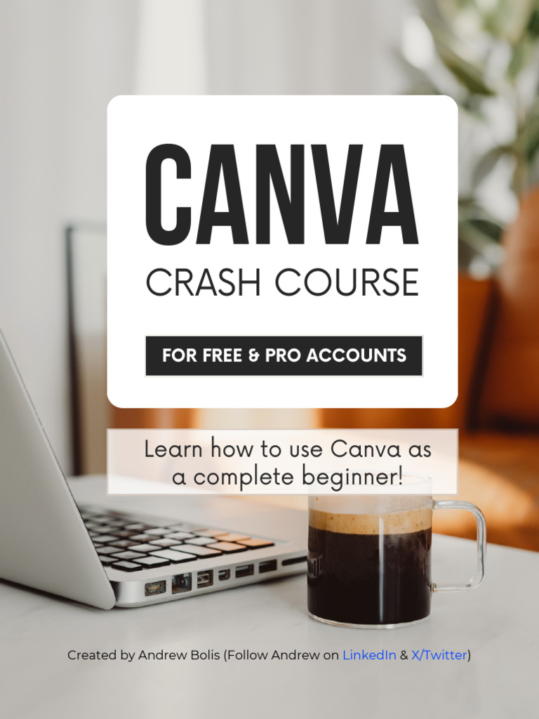 Canva Crash Course - Andrew Bolis | PDF | Icon (Computing) | Hyperlink