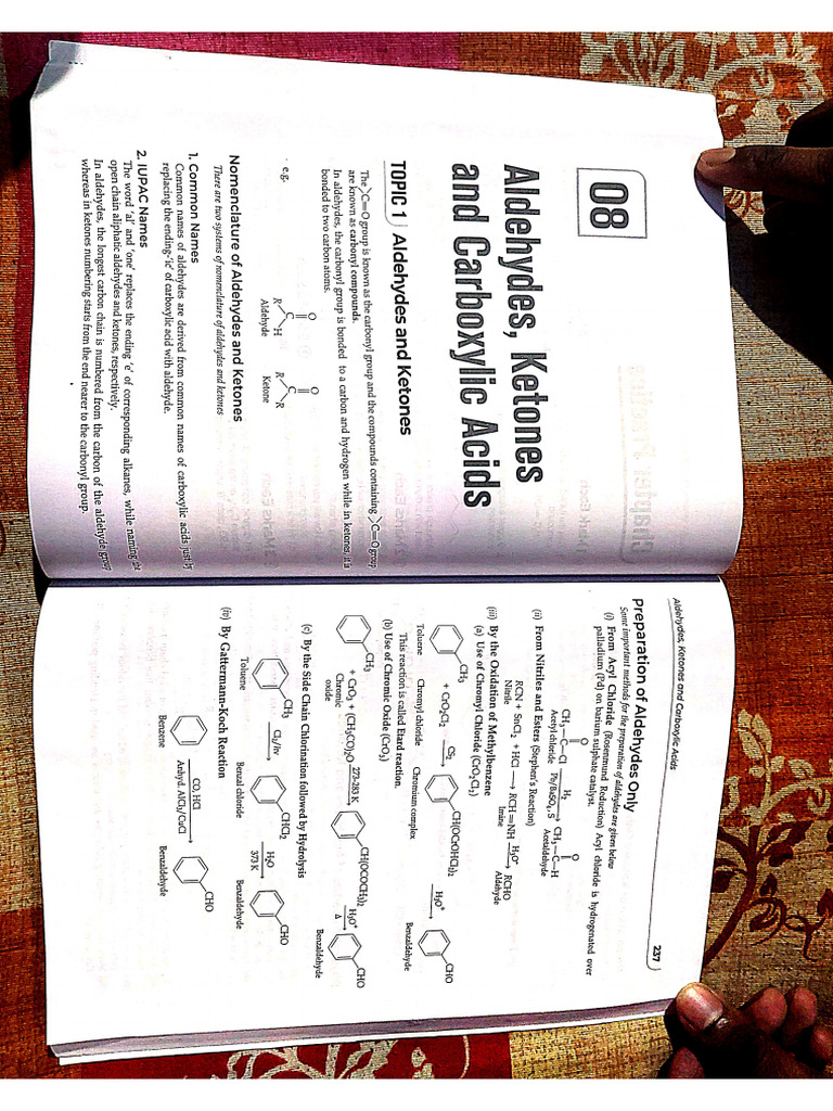 Aldehyde PYQ Soln | PDF