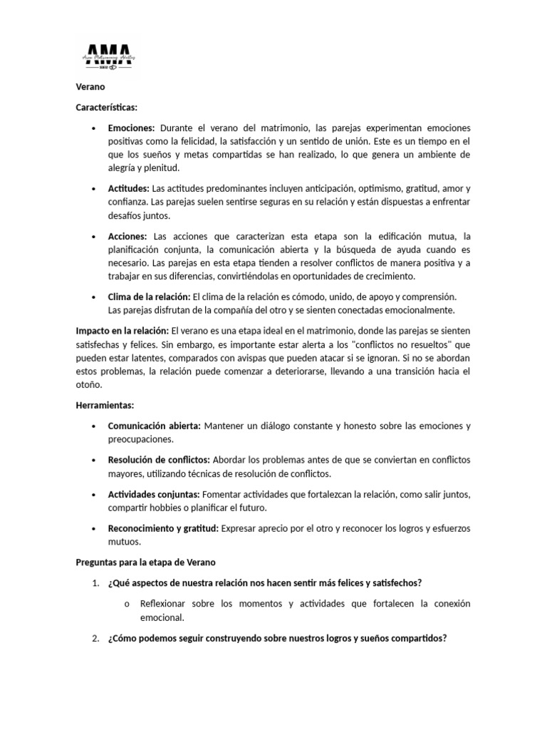 Resumen Verano y Otoño | PDF | Las emociones | Gratitud