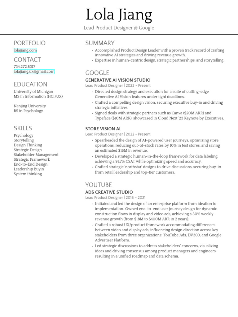 Lola Resume | PDF | Computing | Information Technology