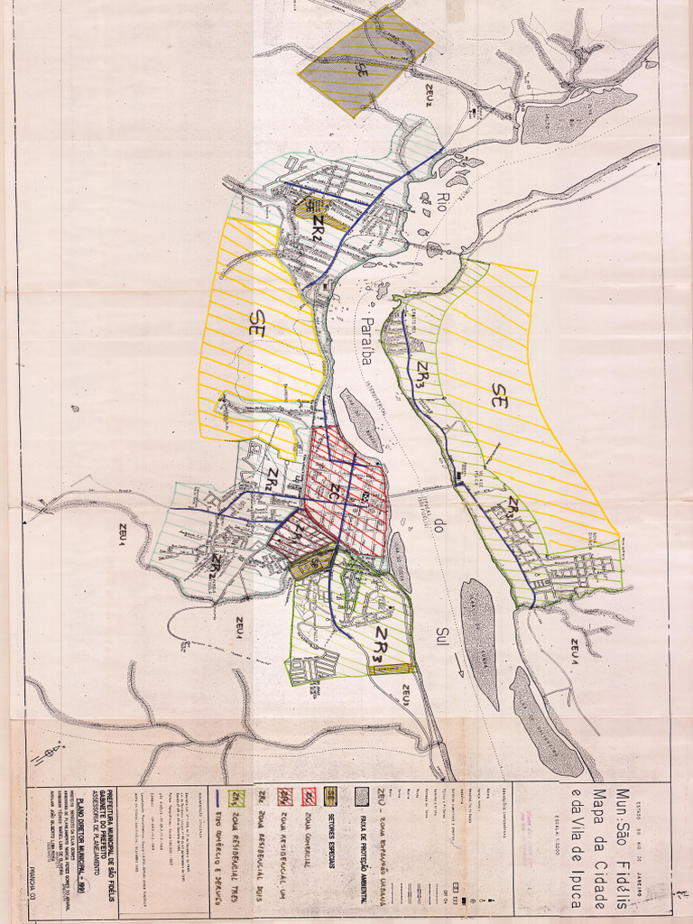 Mapa de Zoneamento de São Fidélis | PDF