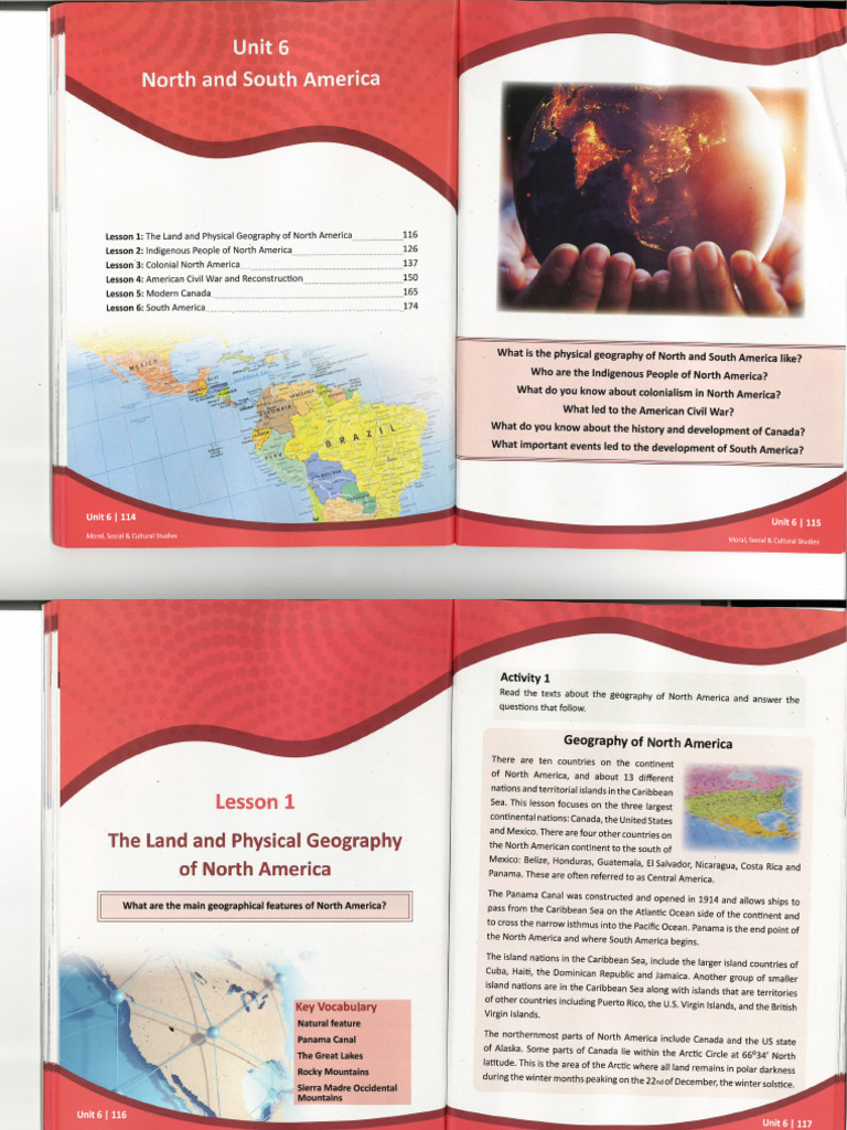 North and South America - The Land and Physical Geography of North ...