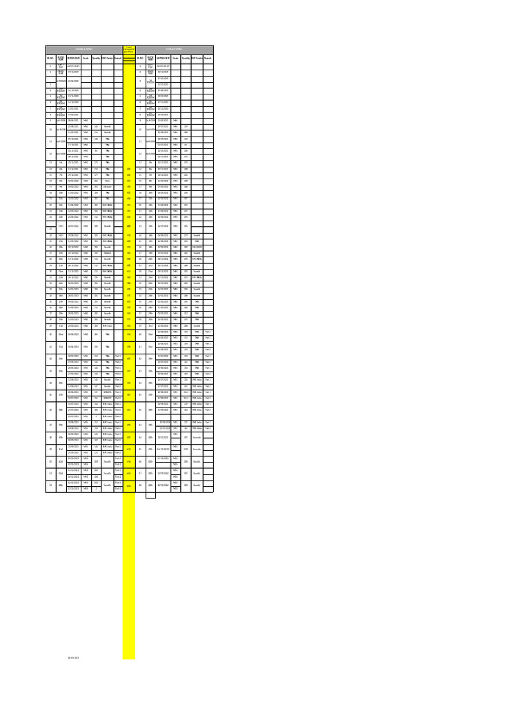 Concrete Record With Slab Casting Dates 12-04-24 GIona A&b | PDF ...