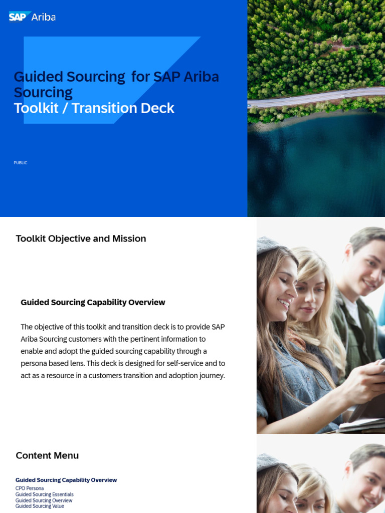 Guided Sourcing Capability For SAP Ariba Sourcing Transition Toolkit ...