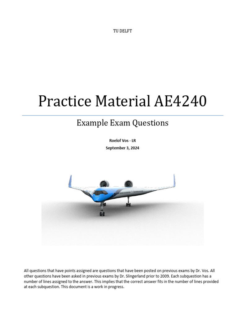 Aerospace Exam Prep Guide | PDF | Flight Control Surfaces | Empennage