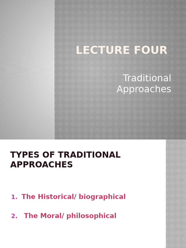 Lecture 4 | PDF