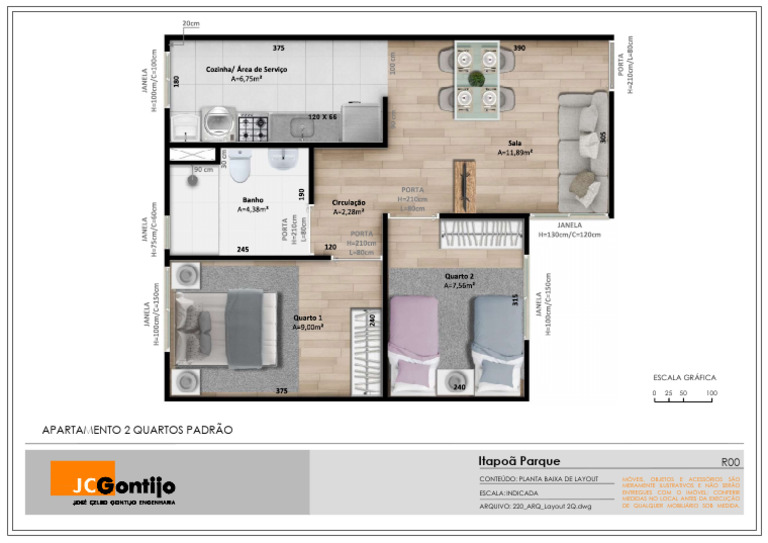 220 - Planta de Layout para Cliente - Ai | PDF