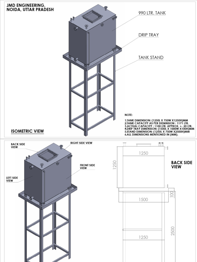 990 LTR. TANK R EXCEL | PDF