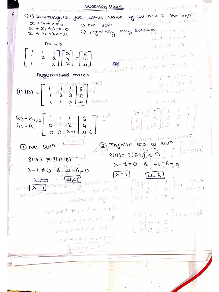 Question Bank Answers | PDF
