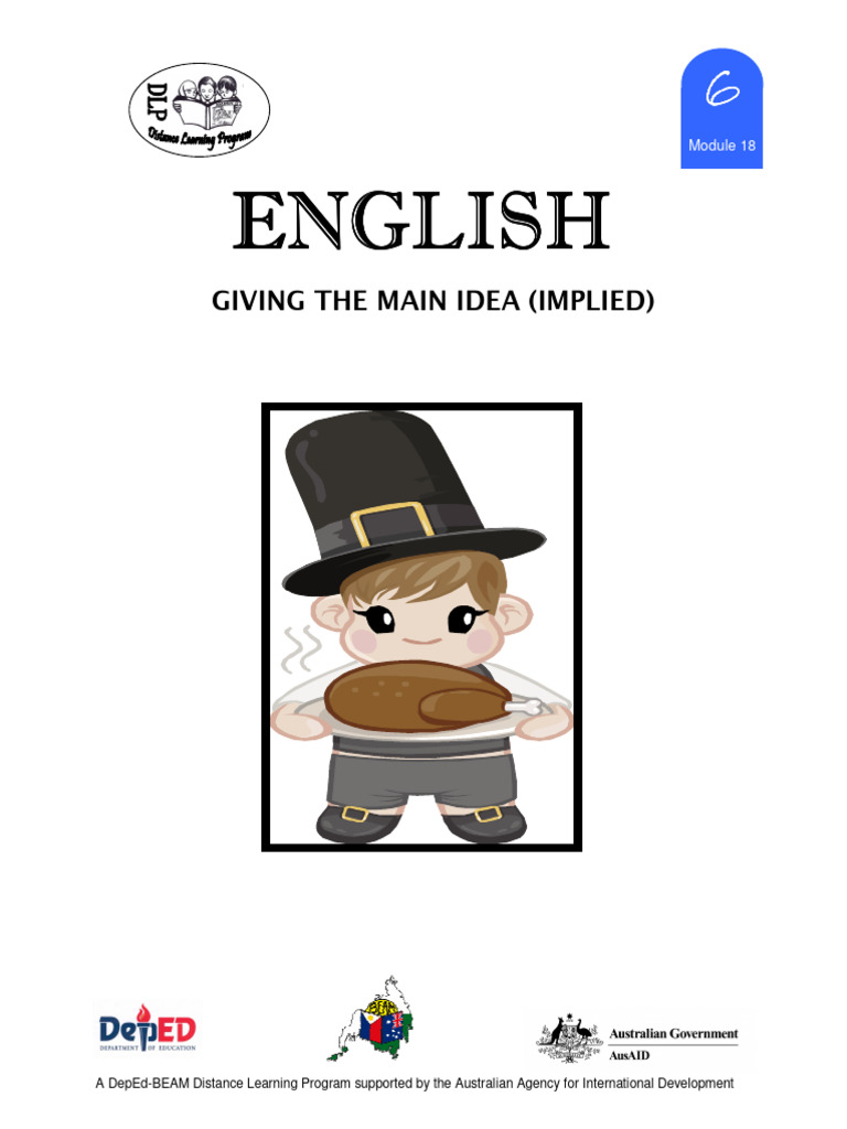 English 6 DLP 18 Giving The Main Idea Implied 1 | PDF | Water | Foods