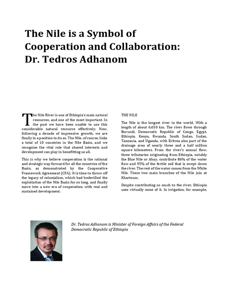 Nile Cooperation and Development Insights | PDF | Nile | Earth Sciences