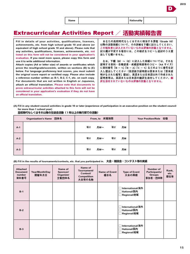 APU - ECA Activity Details | PDF