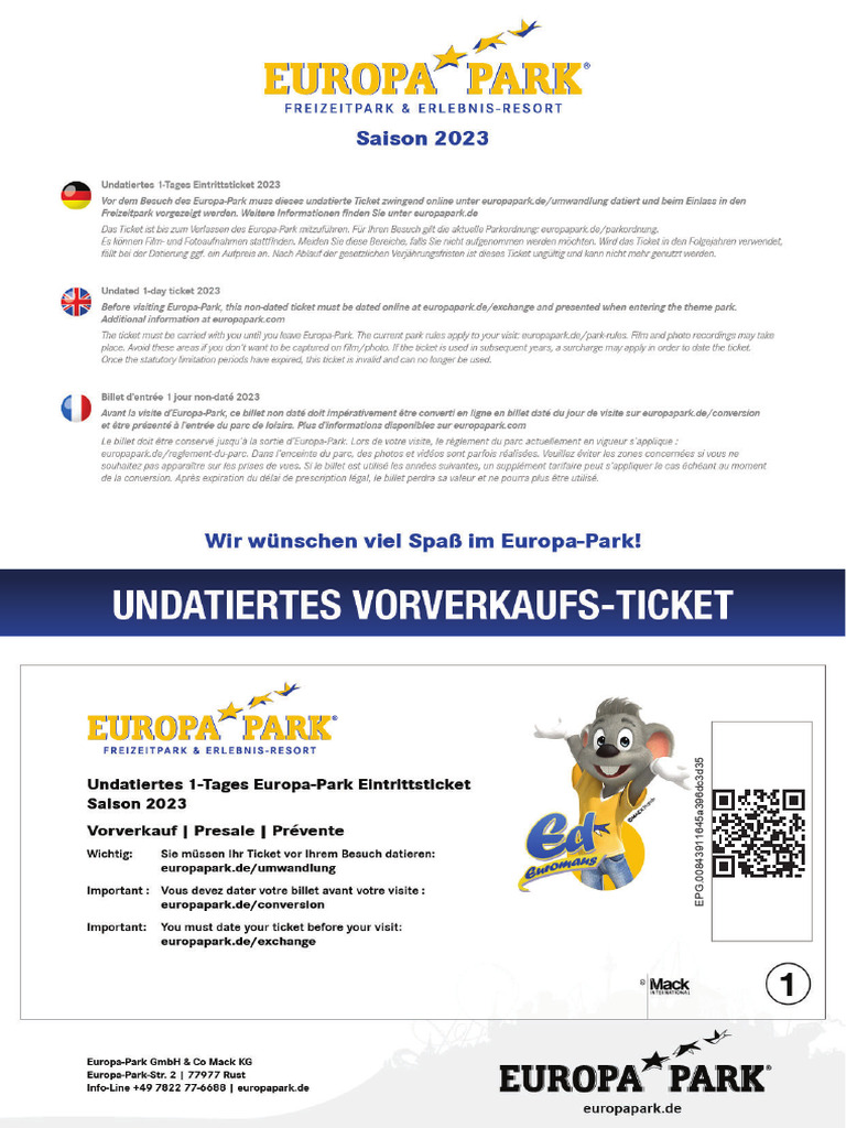 E Billet Europ 01 She BR | PDF