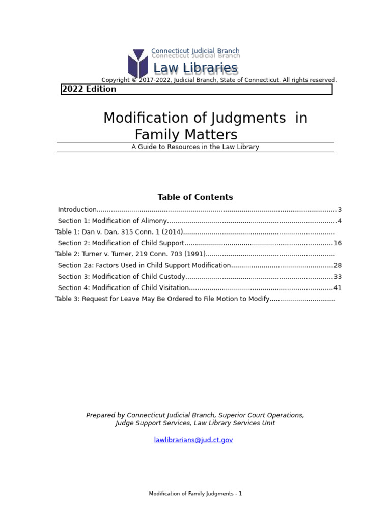 Modification of Child Support | PDF | Alimony | Cost Of Living