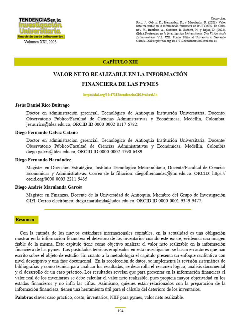 Capitulo Libro | PDF | Contabilidad | normas internacionales de INFORMACION FINANCIERA